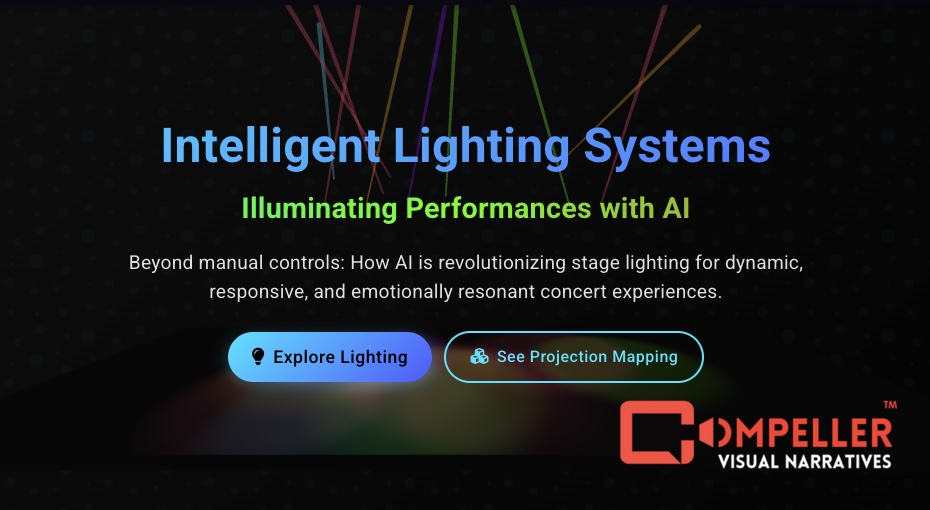 AI Lighting Systems - AI Concert Visuals (Modern Design)